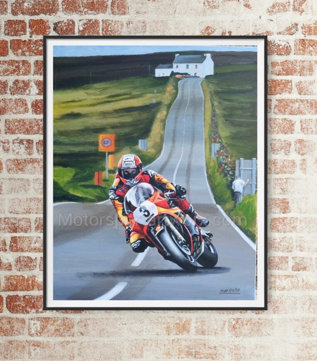 Michael Rutter "legend" Limited Edition Print by Jeff Rush - Etsy