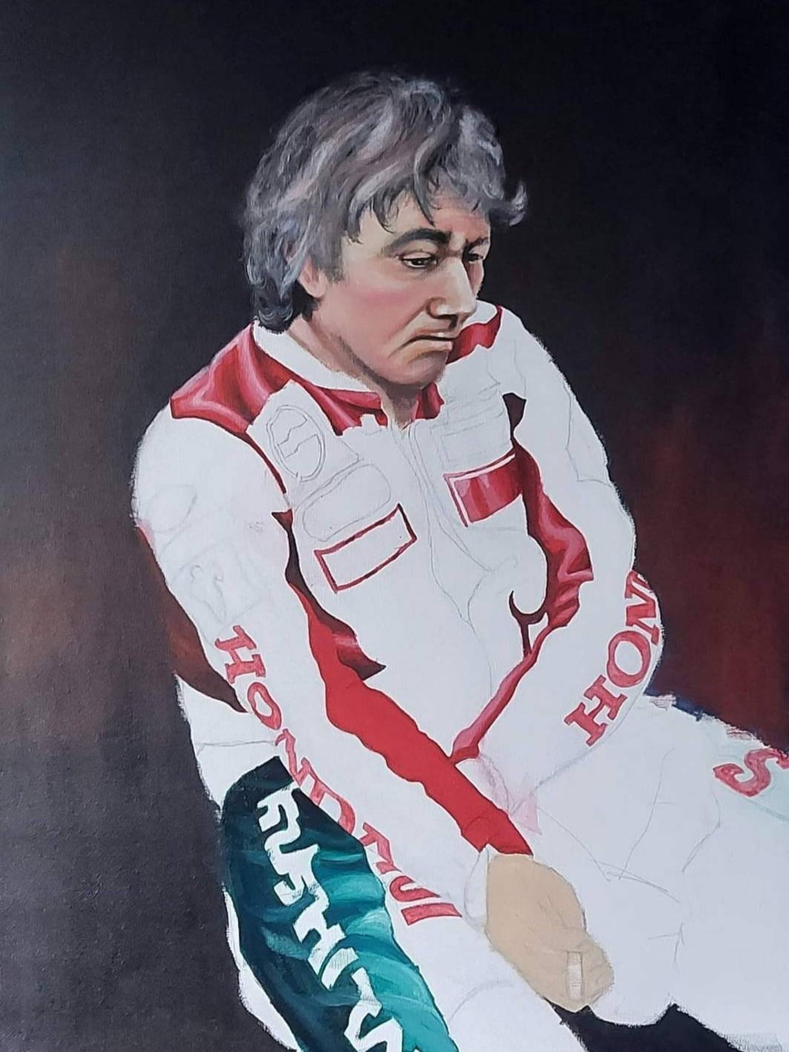 Joey Dunlop Limited Edition Art Print by Jeff Rush Motorcycle Poster ...
