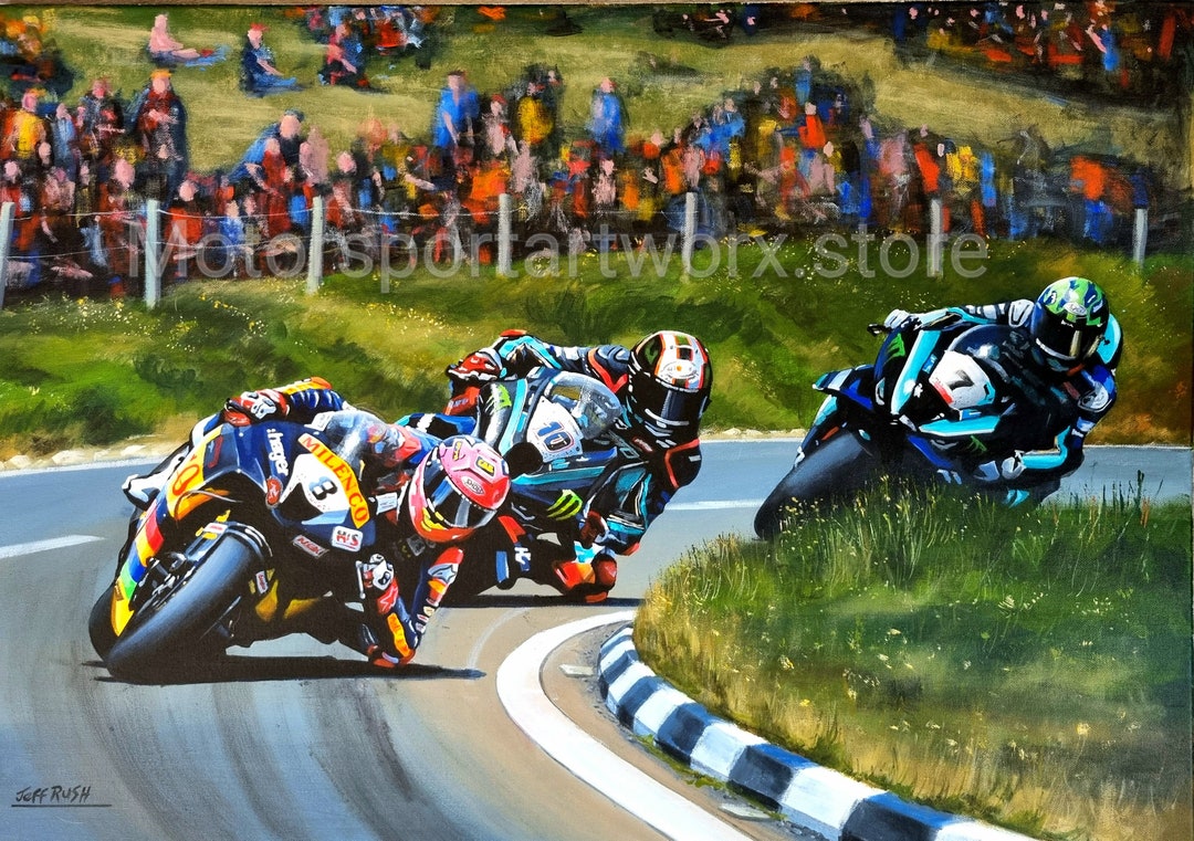 Original Commissioned Motorsport Portrait From Your Photo - Etsy