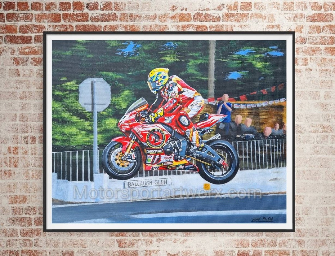 Nathan Harrison TT Limited Edition Art Print by Jeff Rush - Etsy