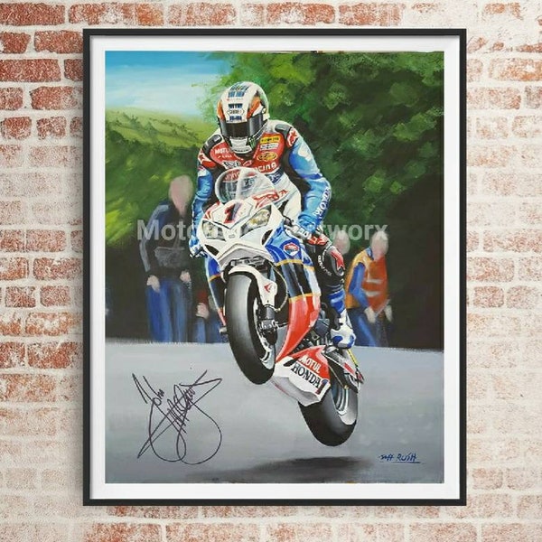 Motorcycle Road Racing Poster - Etsy