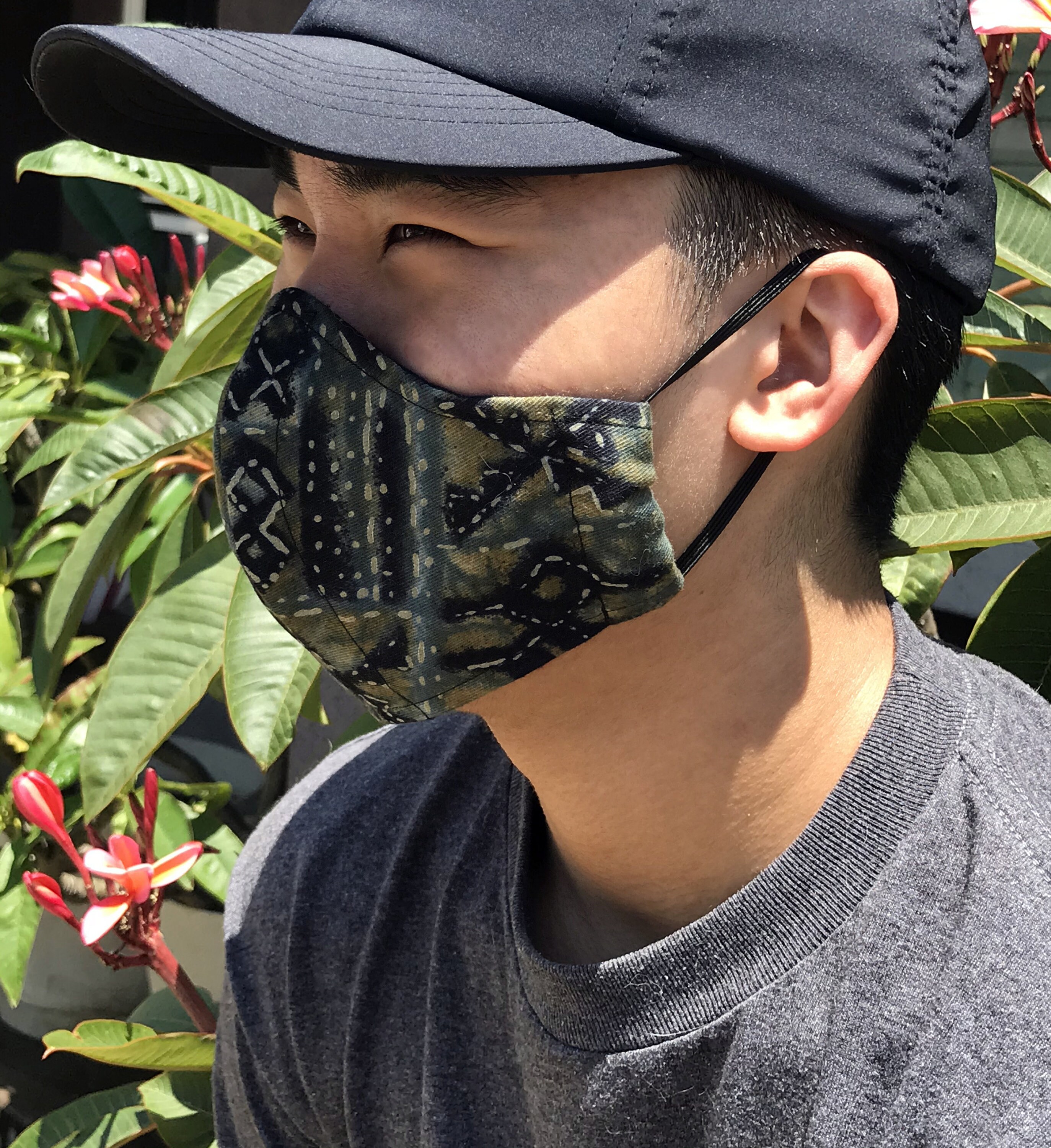 Dark Tribal Face Mask - Etsy