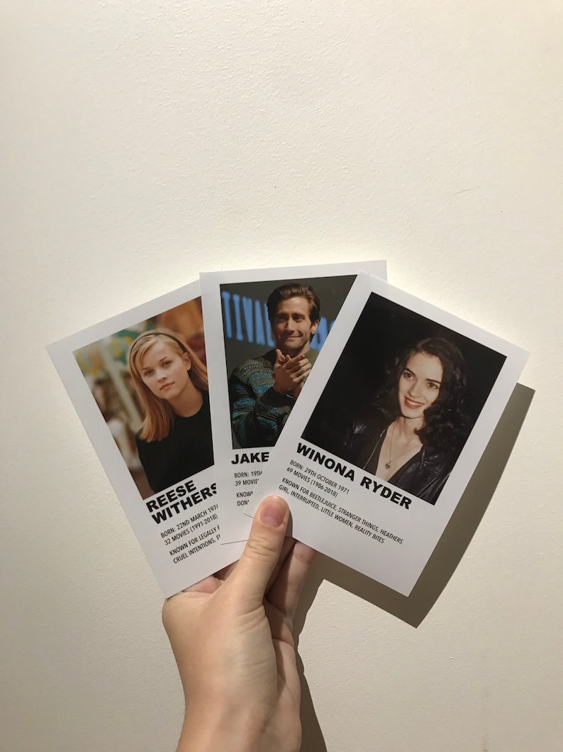 Aesthetic Actor/actress Prints CUSTOM Prints Available - Etsy UK