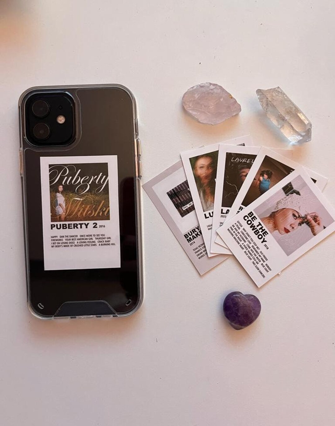 Aesthetic Mini Mitski Phone Prints (mini Polaroids, Minimalist Print ...