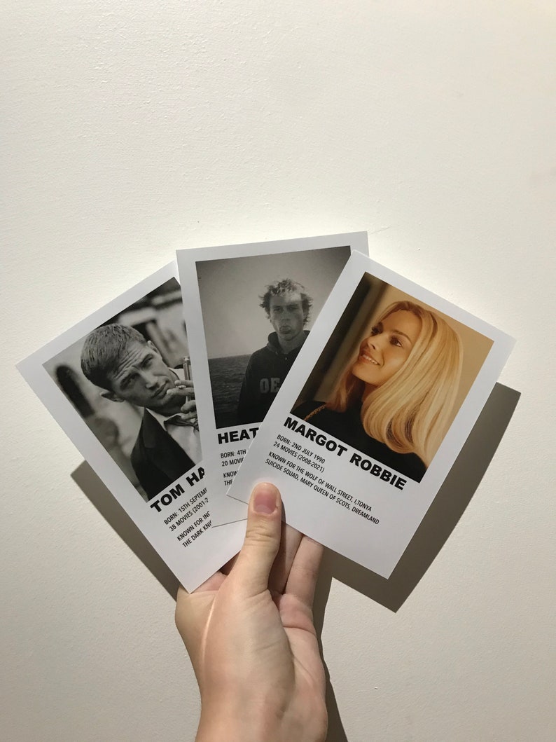 Aesthetic Actor/actress Prints CUSTOM Prints Available - Etsy UK