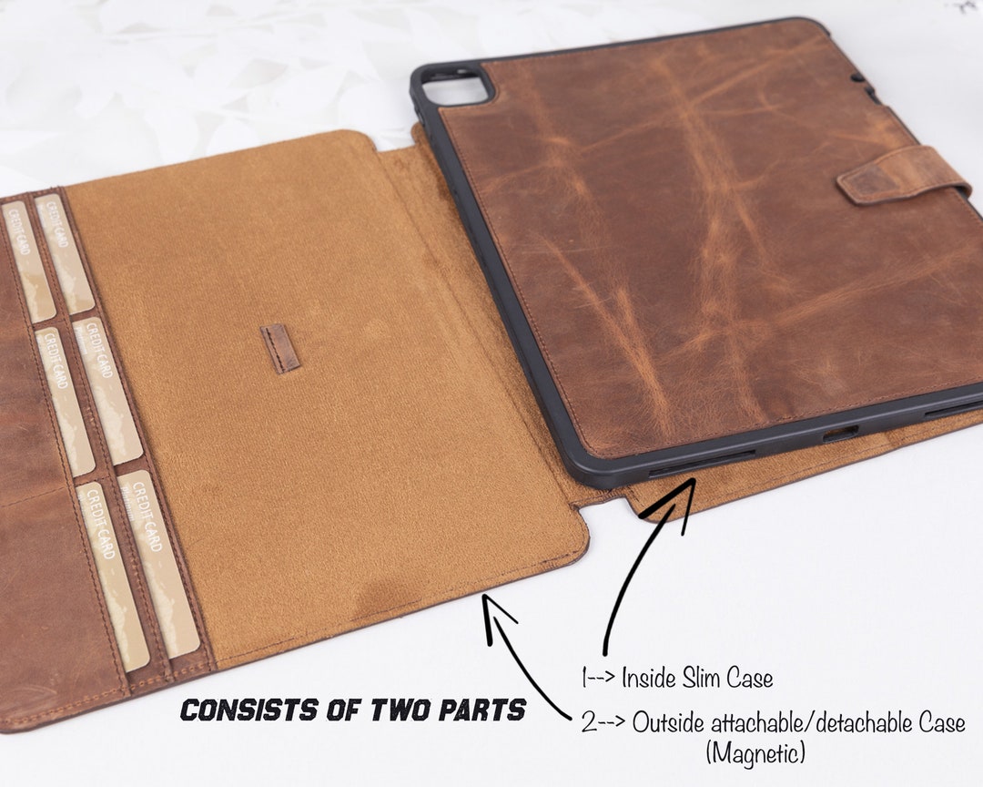 Ipad 10th Gen Case Leather Ipad Air Ipad Pro Case Ipad Pro Etsy