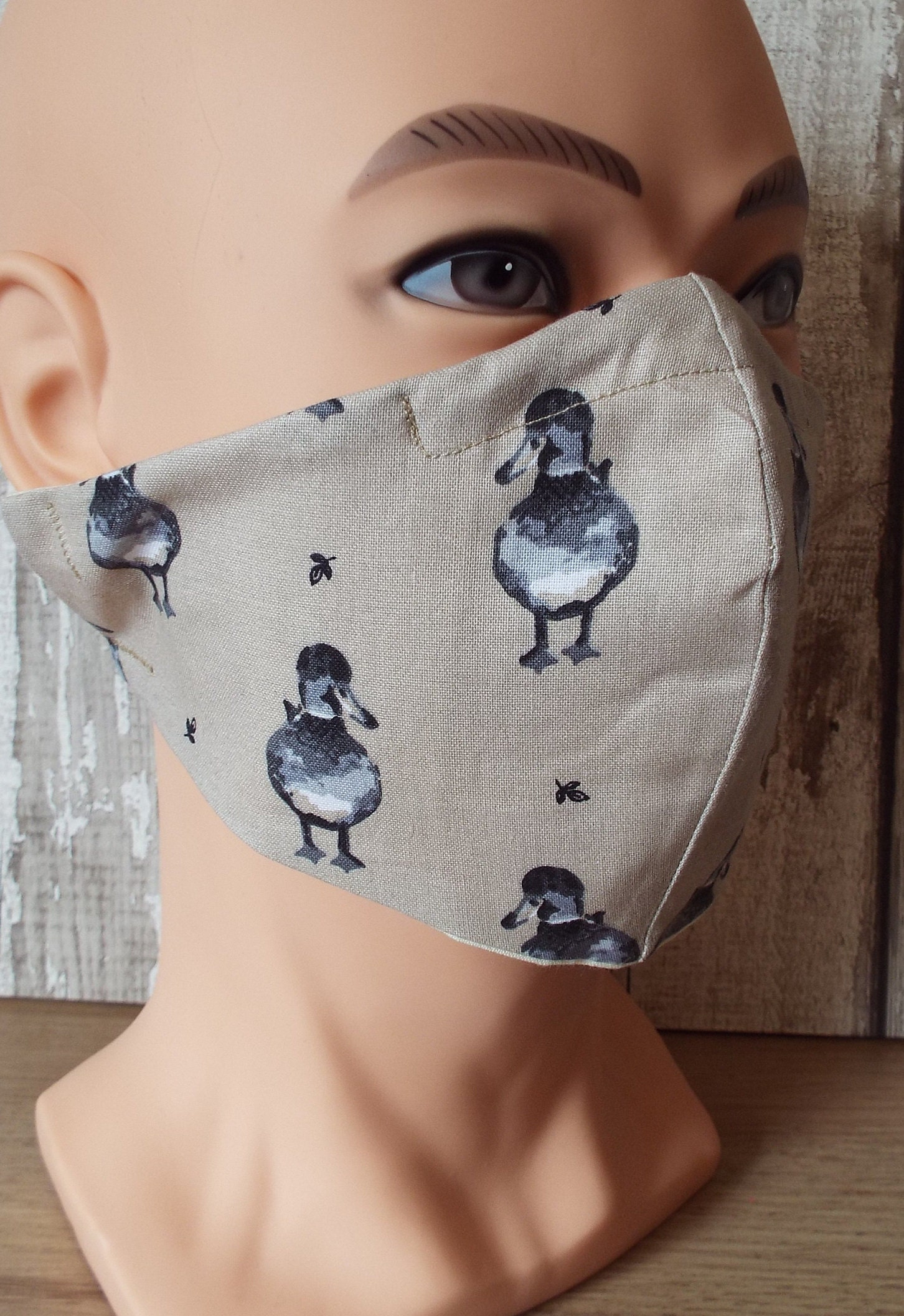 Dales Duck Face Mask Olson Face Mask Face Covering Oatmeal | Etsy