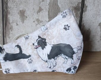 Border Collie Mask - Etsy