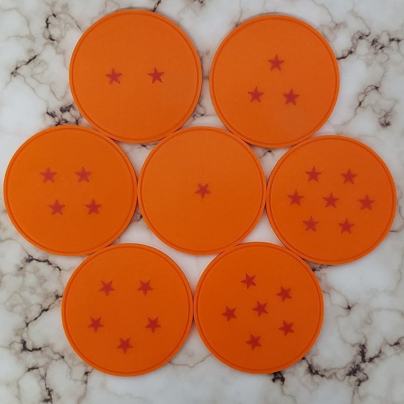 Dragonball Z Coasters - Etsy