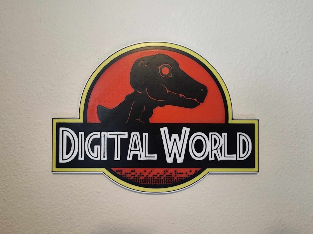 Digimon Digital World Sign - Etsy