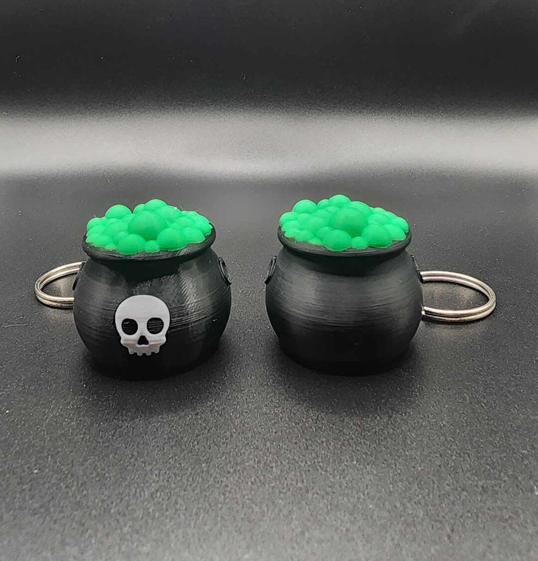 Cauldron Keychain Halloween Decoration - Etsy