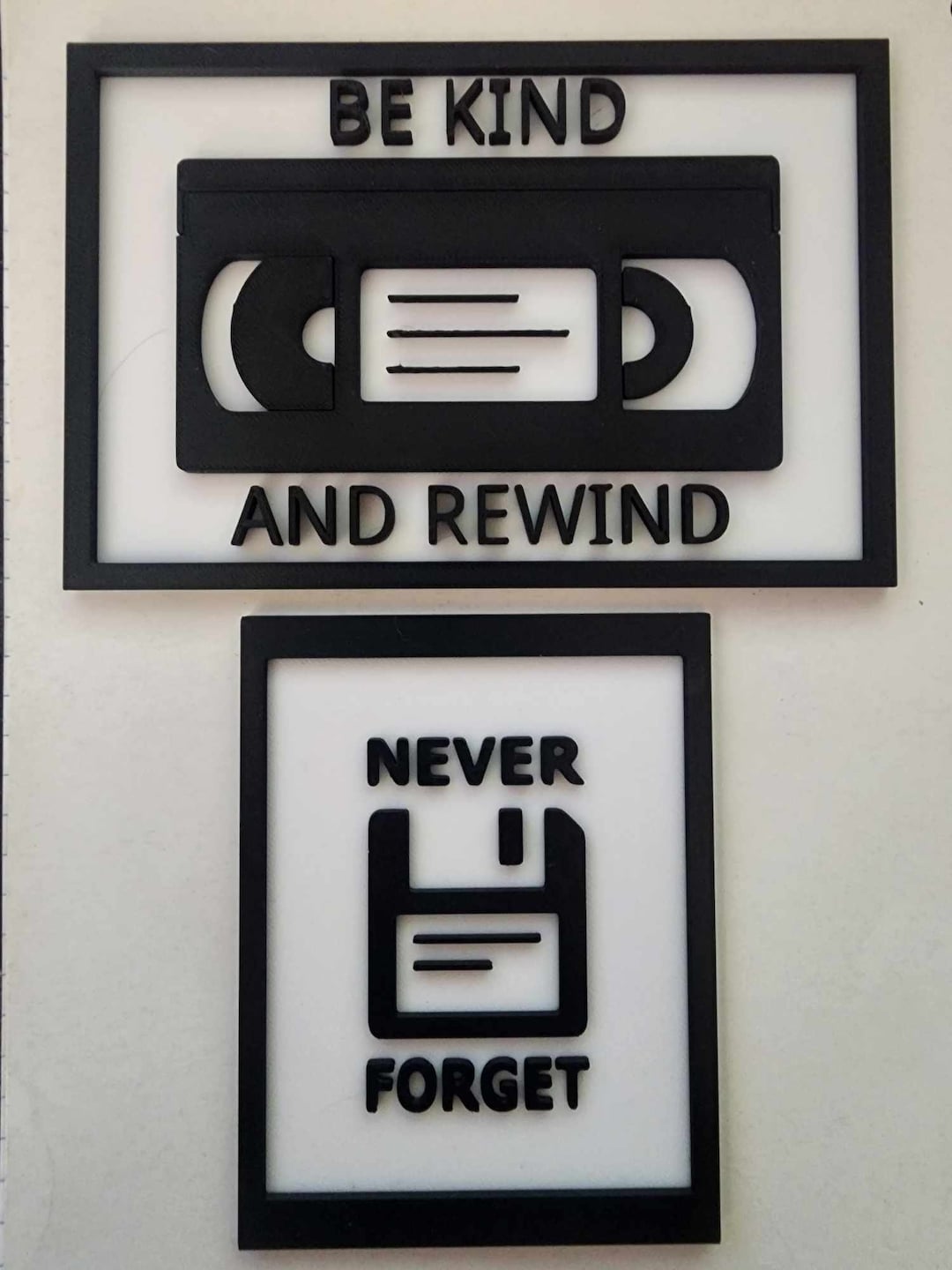 VHS & Floppy Disk Sign - Etsy