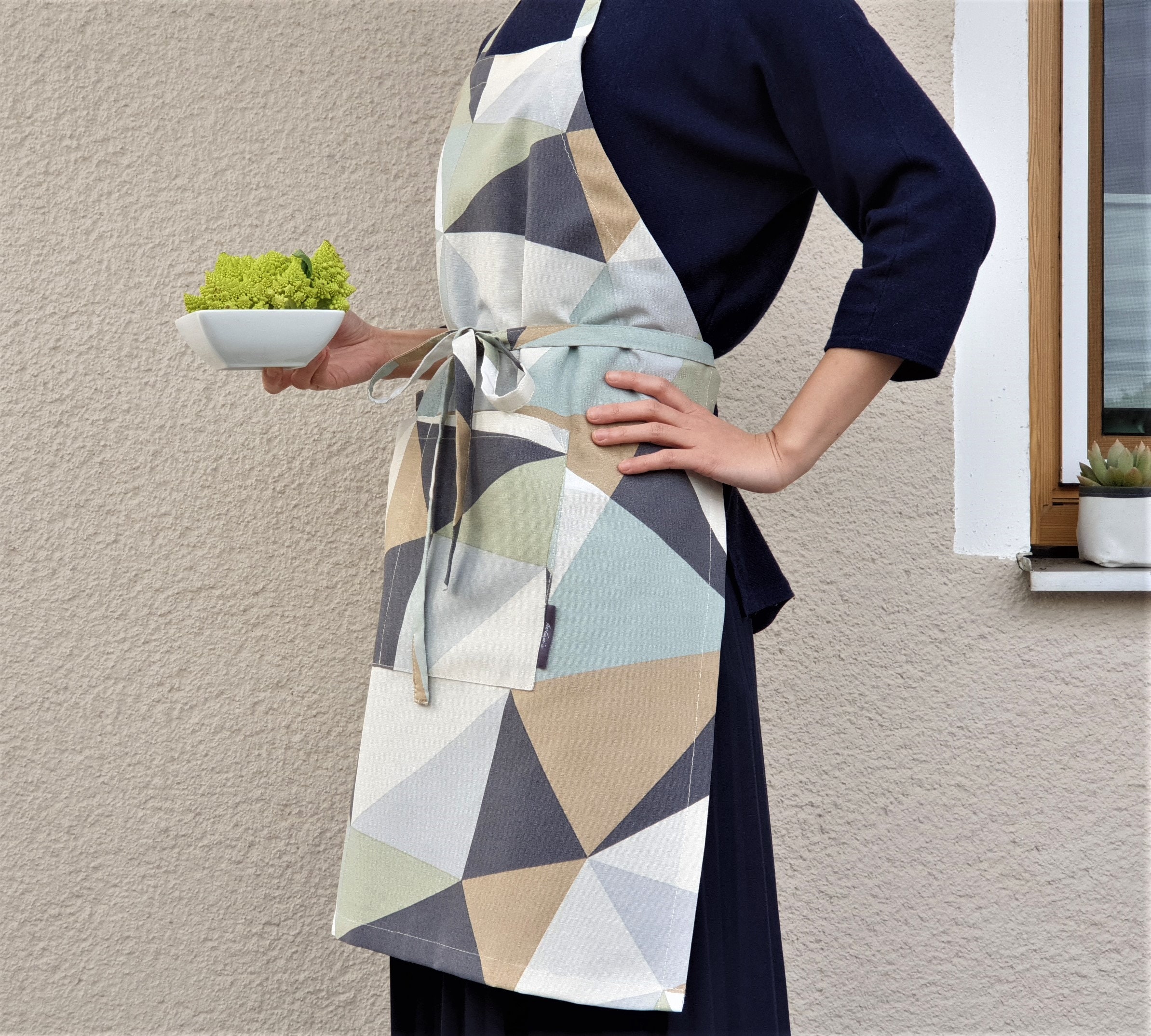 Apron Adjustable for All Sizes Cooking Apron Kitchen Apron Multicolored ...
