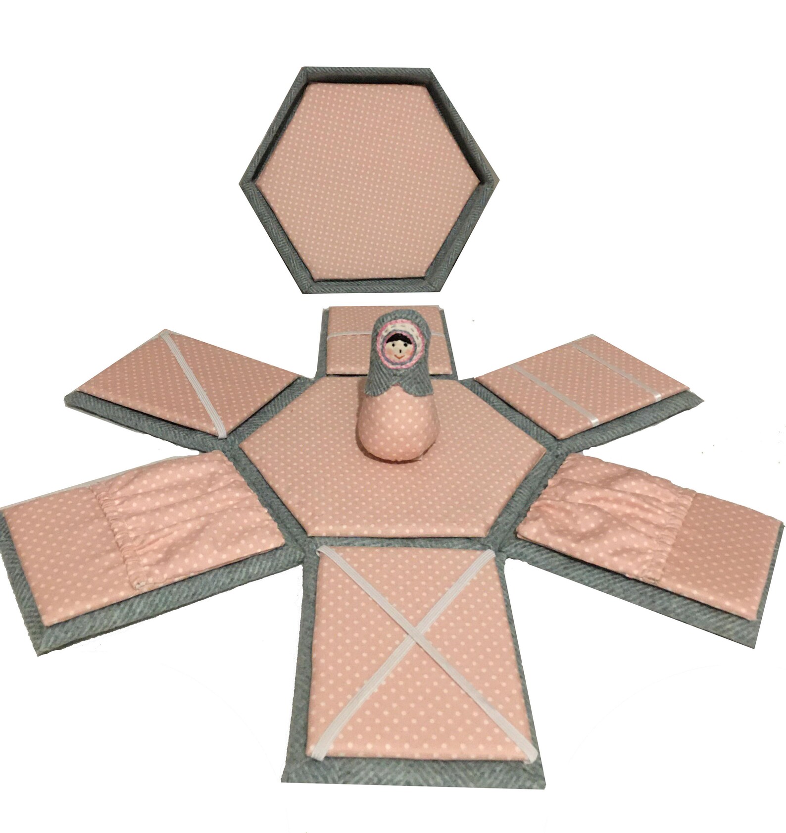 Hexagonal Etui Box (exploding Box) Sewing Pattern - Etsy UK