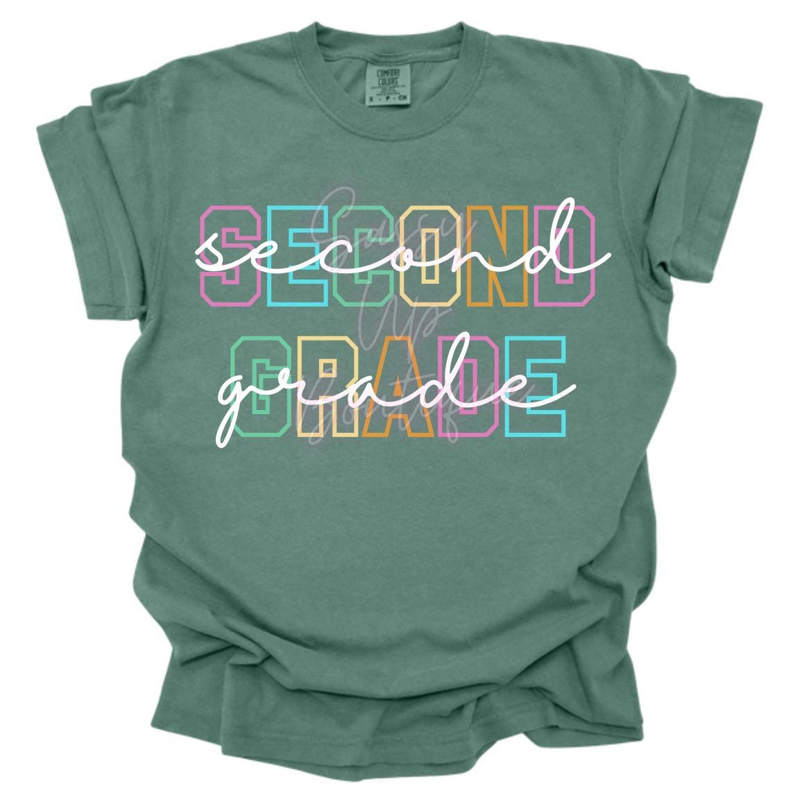 Second Grade Digital Download PNG JPG SVG - Etsy