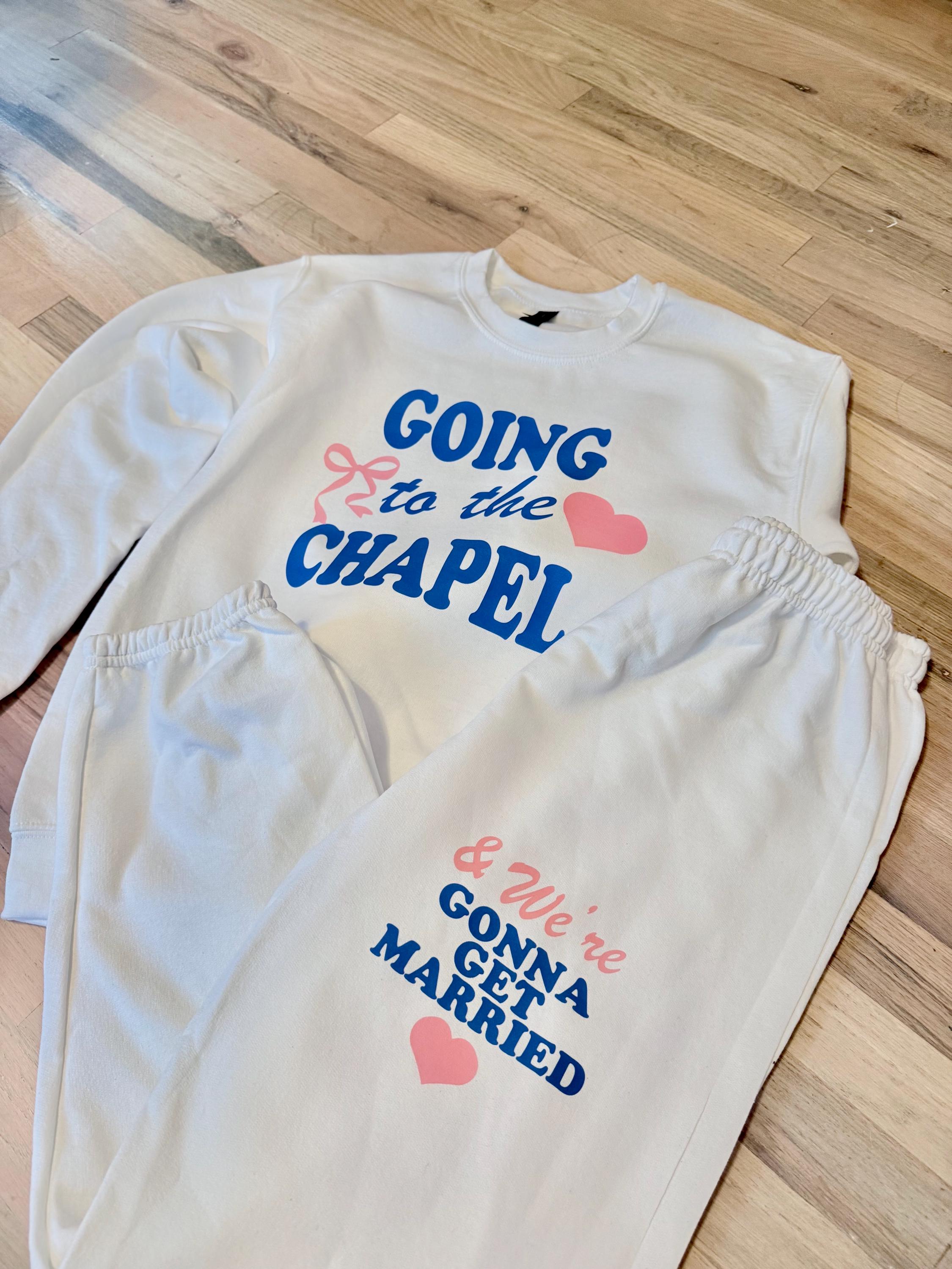 Going to the Chapel – Bridal Lounge Set – Bachelorette, Just Married ...