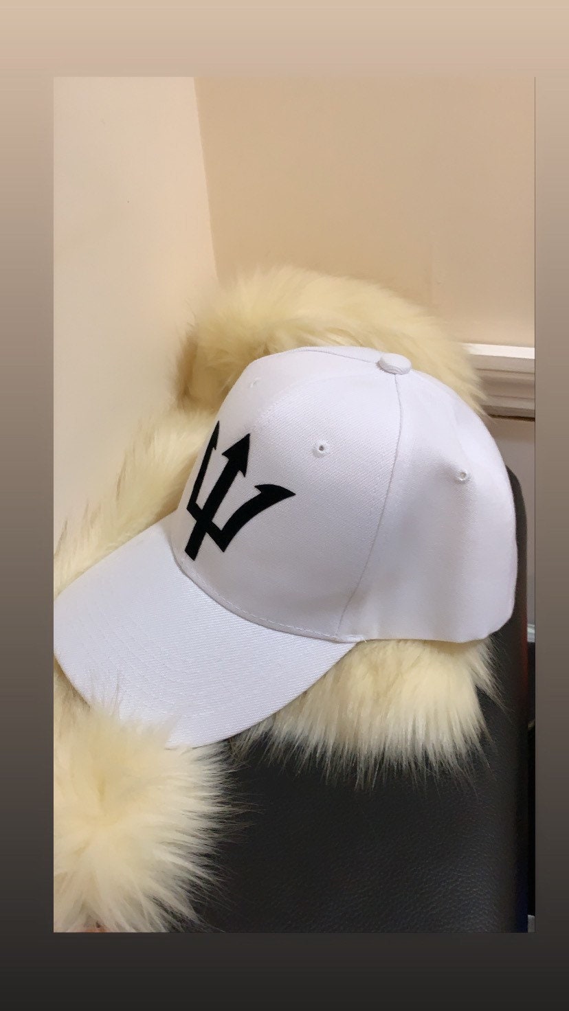 Barbados hatBarbados Trident HatWhite Barbados Hat summer | Etsy