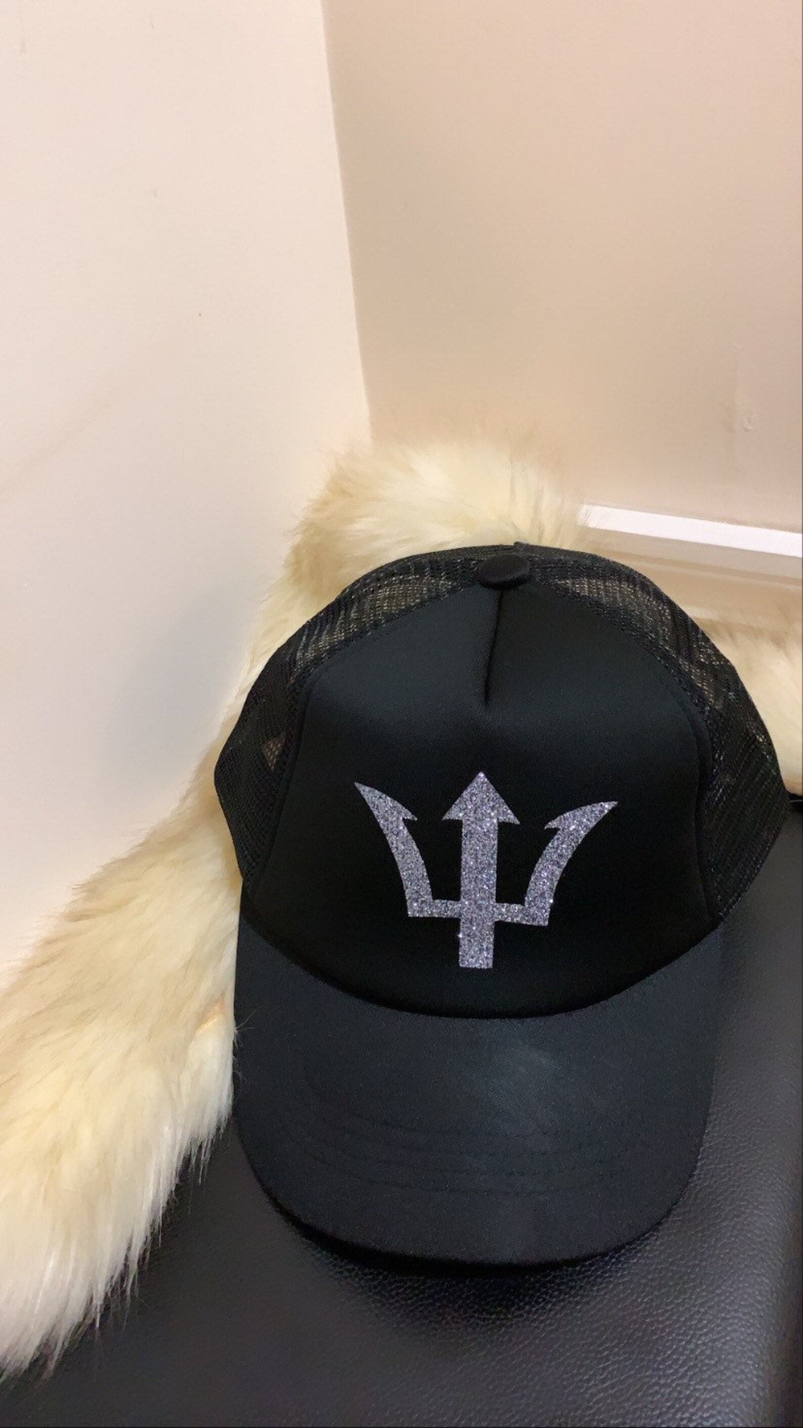 Barbados Trident Hat Black Barbados Trident Snap Back Hat. - Etsy