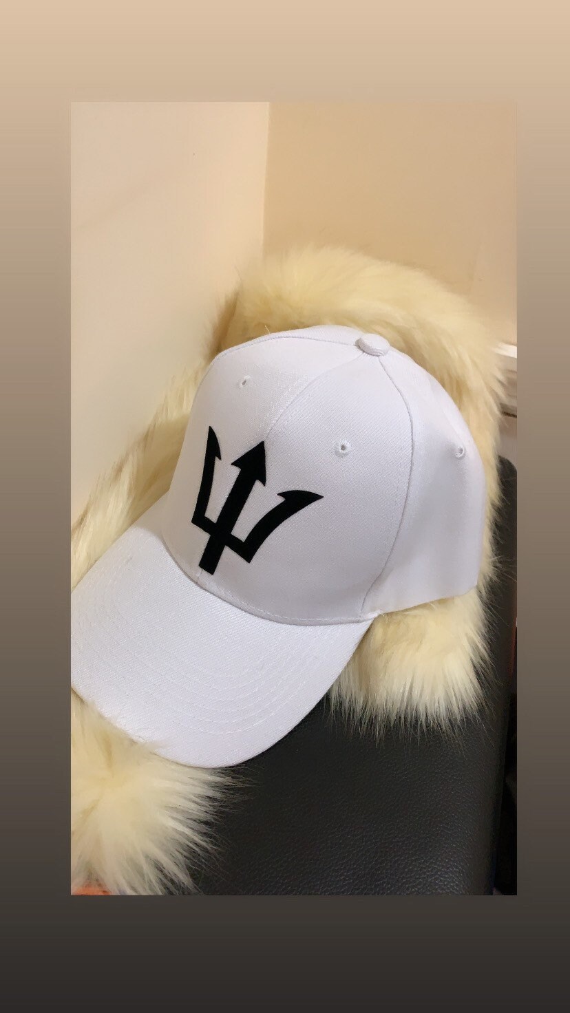 Barbados hatBarbados Trident HatWhite Barbados Hat summer | Etsy