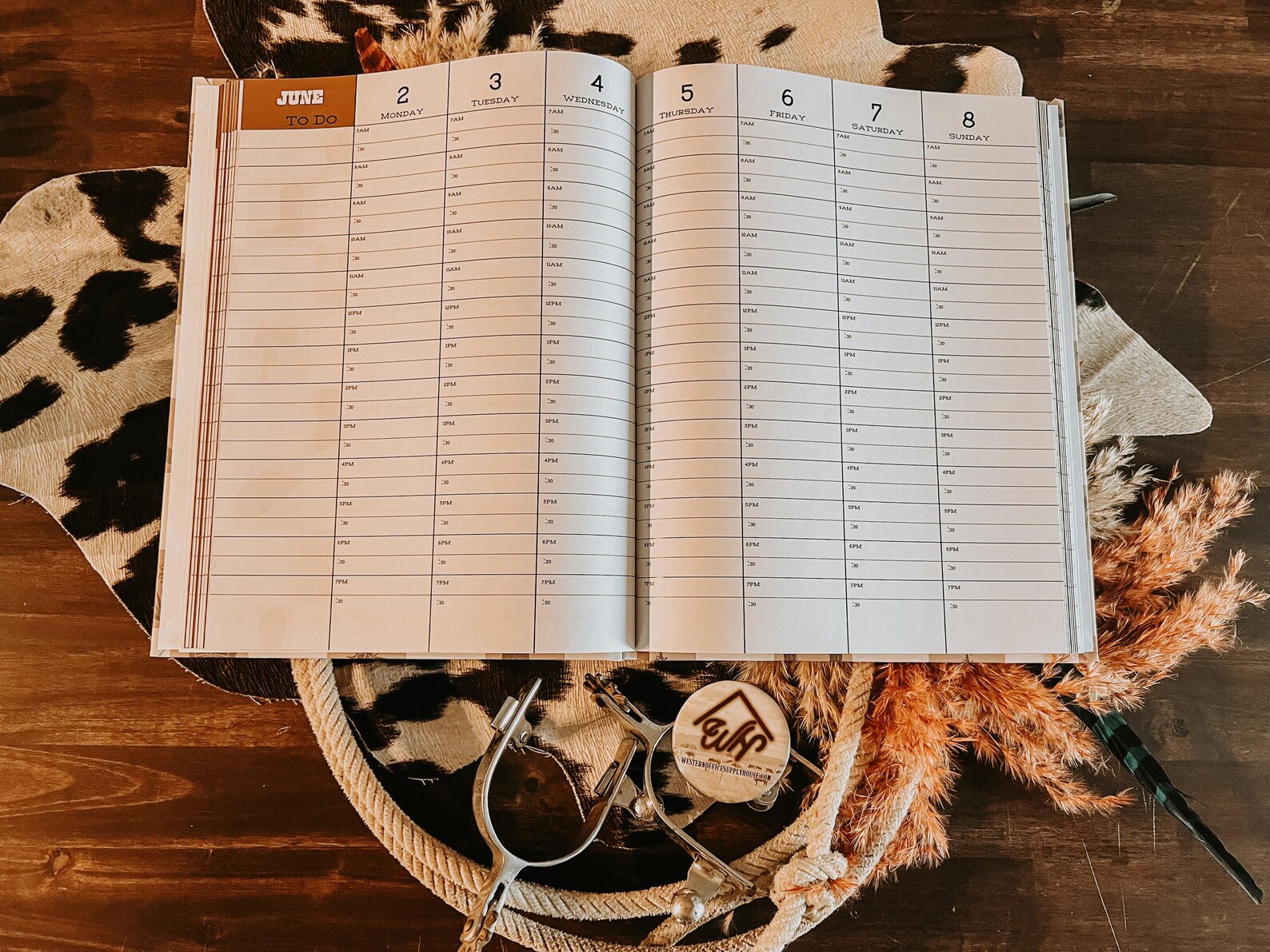 Western Planner - 2026 - Hard Cover - Etsy