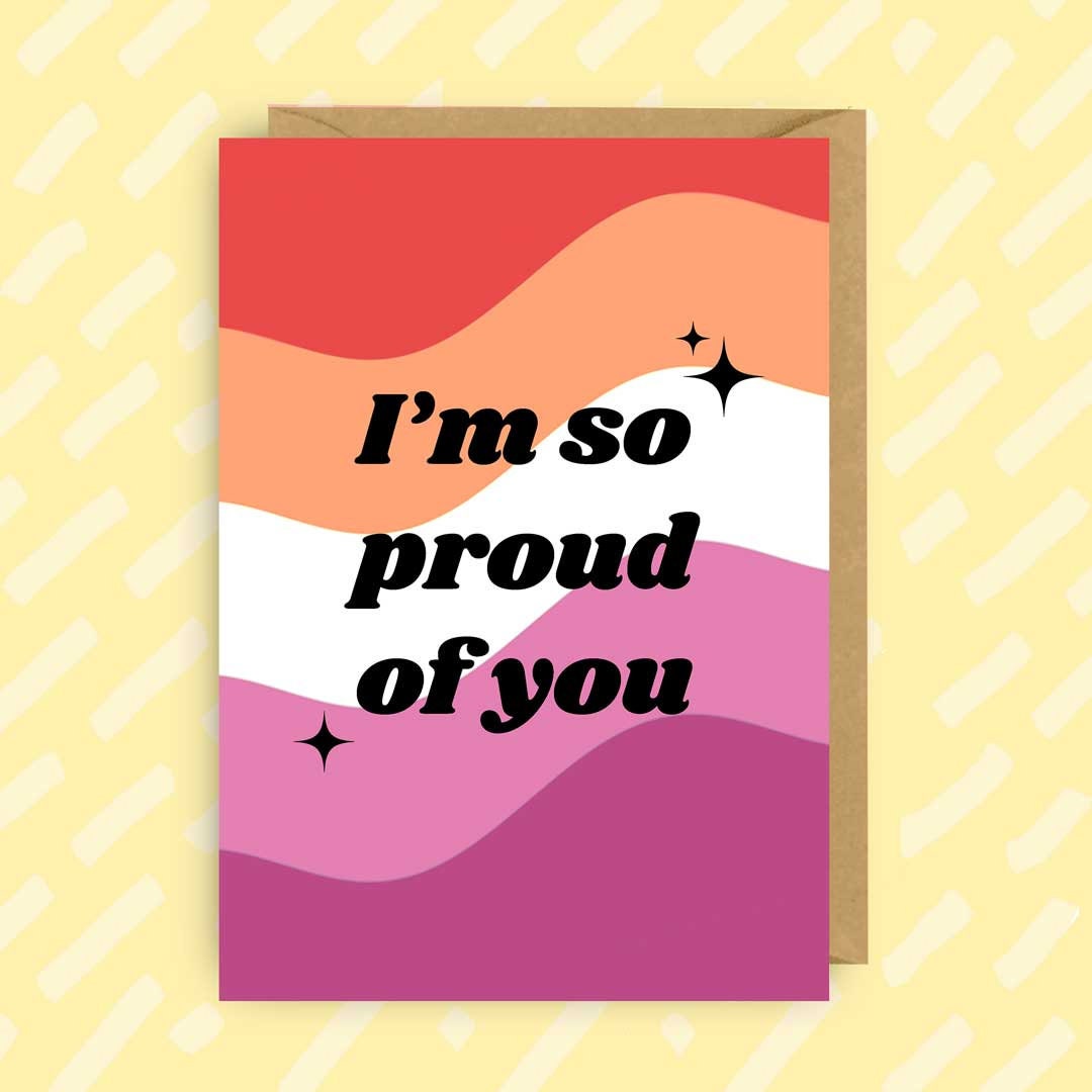 Lesbian Coming Out Congratulations Card LGBT LGBTQIA Gay - Etsy UK
