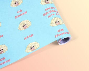 Drag Wrapping Paper - Etsy