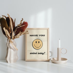 Have You Smiled Today? | DIGITAL DOWNLOAD | Retro Vintage Groovy Decor ...