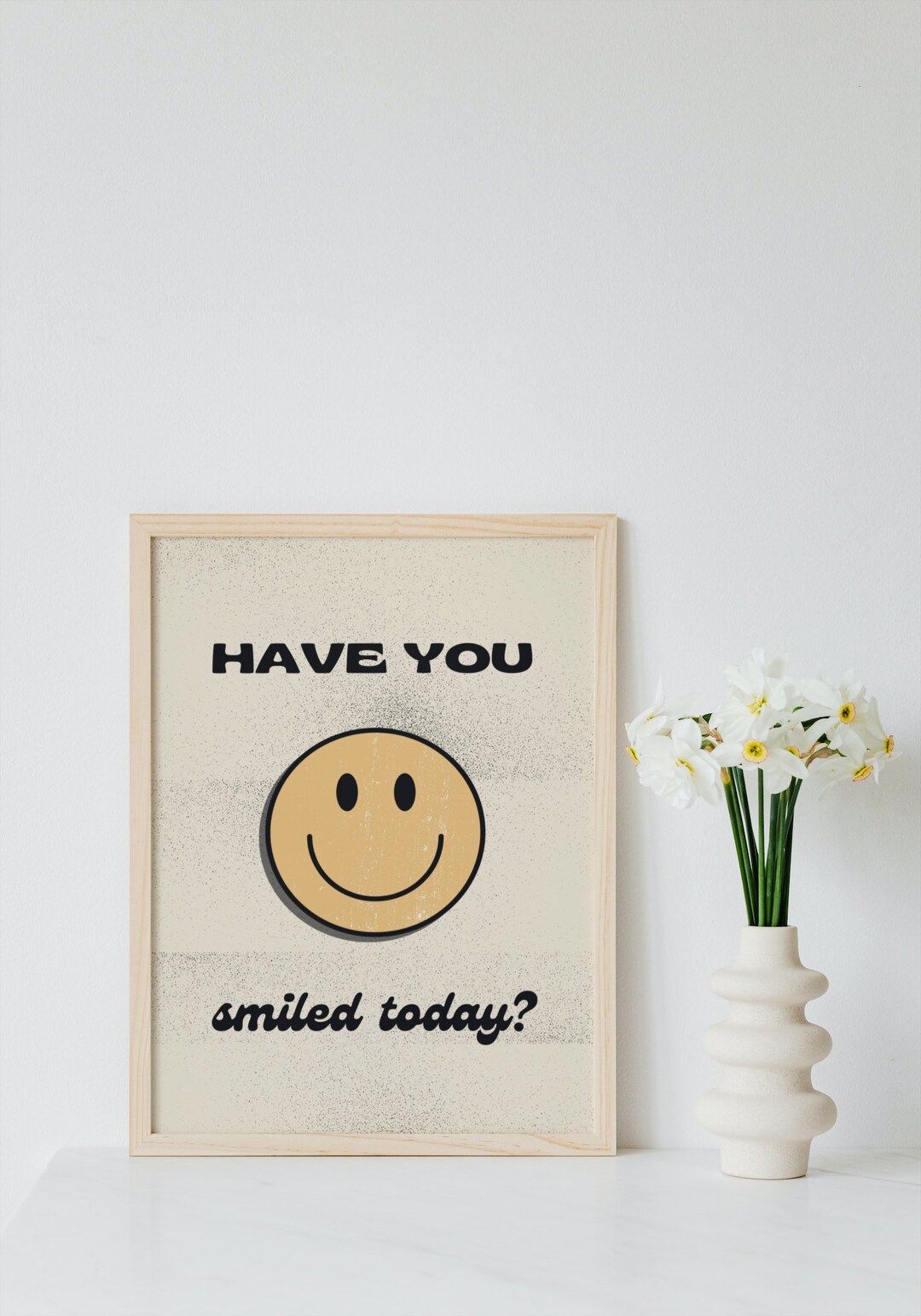 Have You Smiled Today? | DIGITAL DOWNLOAD | Retro Vintage Groovy Decor ...