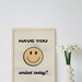 Have You Smiled Today? | DIGITAL DOWNLOAD | Retro Vintage Groovy Decor ...