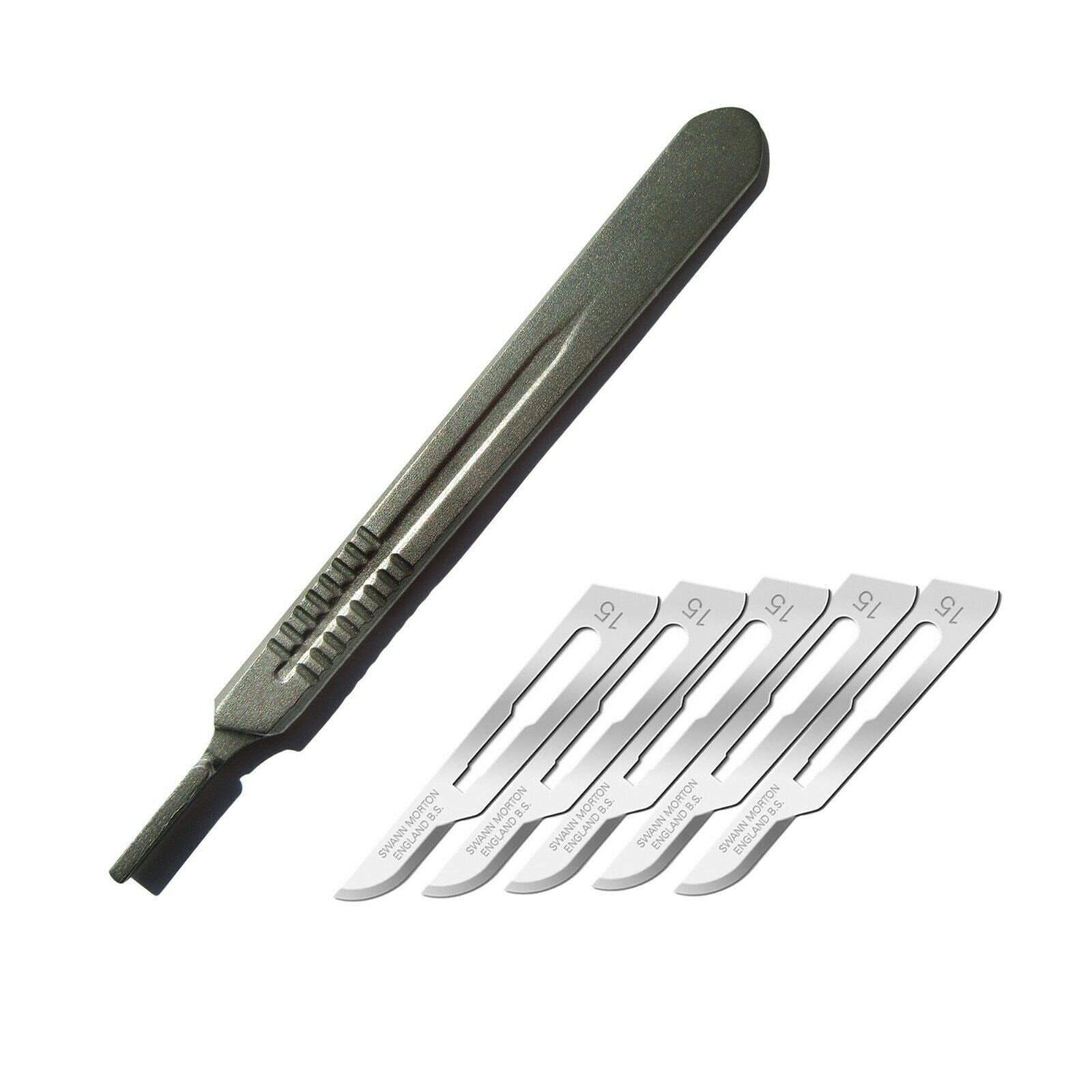 Blade No.15 Reusable Scalpel Handle No.3 With 5 Blades Art & | Etsy