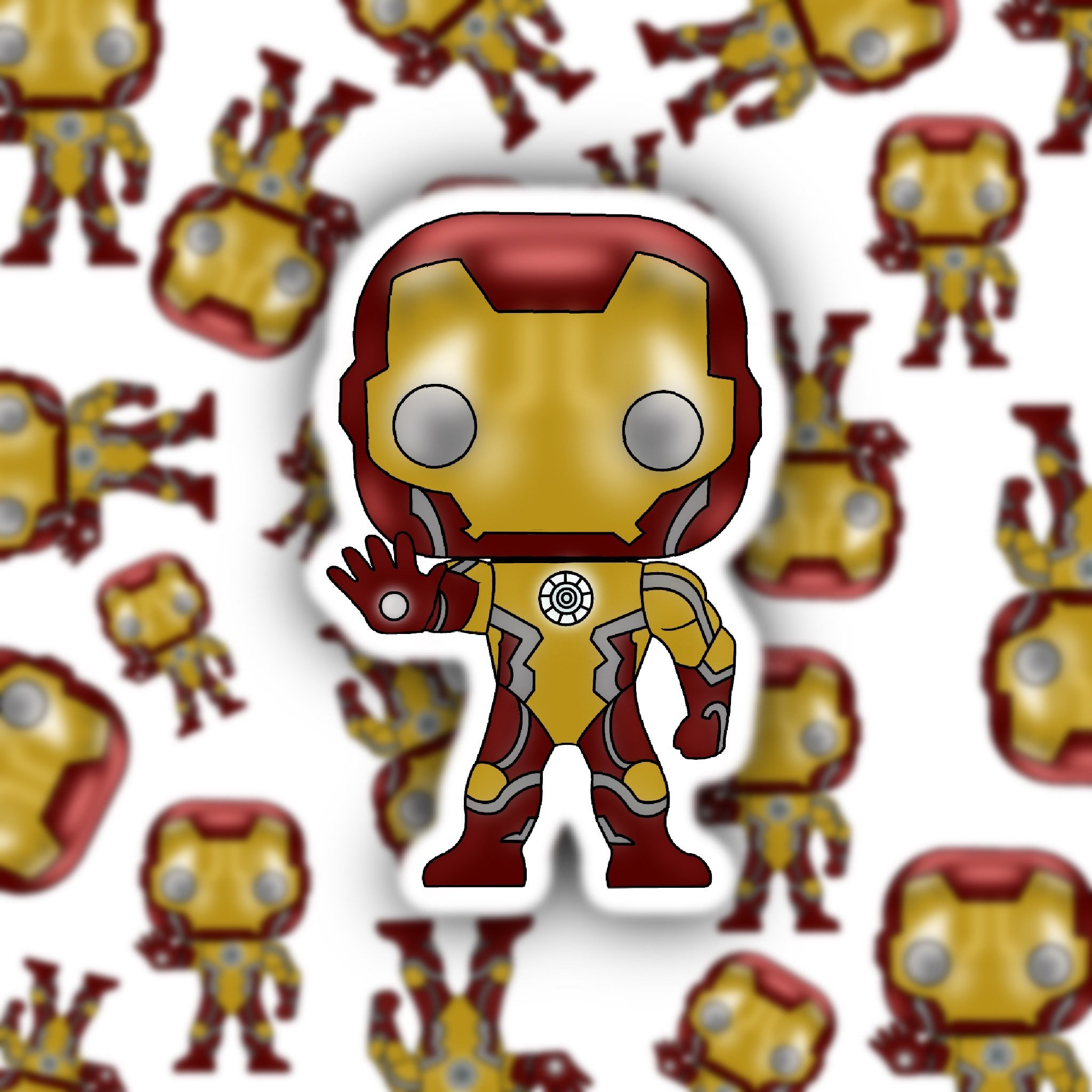 Disney/marvel Inspired Funko Pop Stickers - Etsy