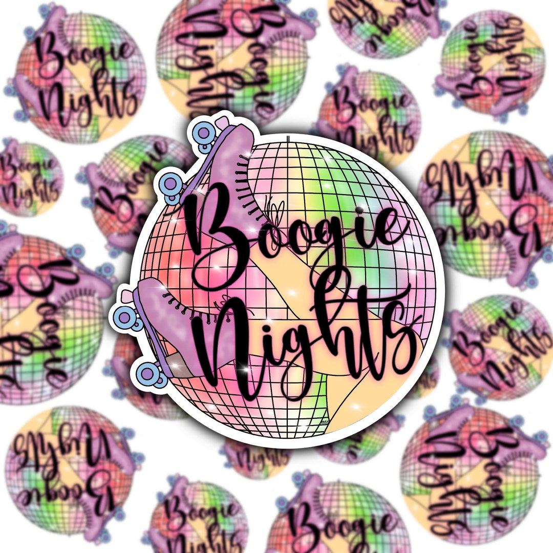 Boogie Nights HOLOGRAPHIC Sticker - Etsy