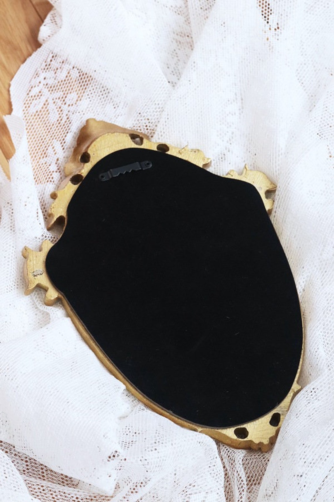 Baroque Rococo Bow Gold Retro Vintage Frame Mirror Oval Home - Etsy