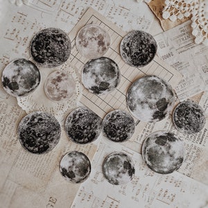 Cut Outs Moon Moon Cut Outs Space Planner Moons - Etsy