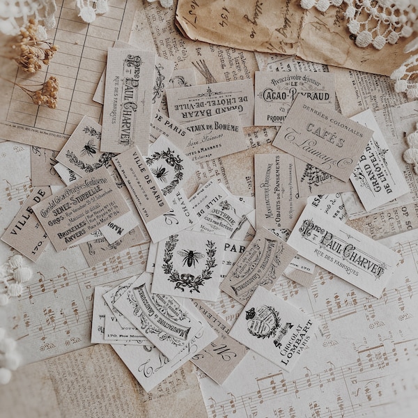 French Labels - Etsy