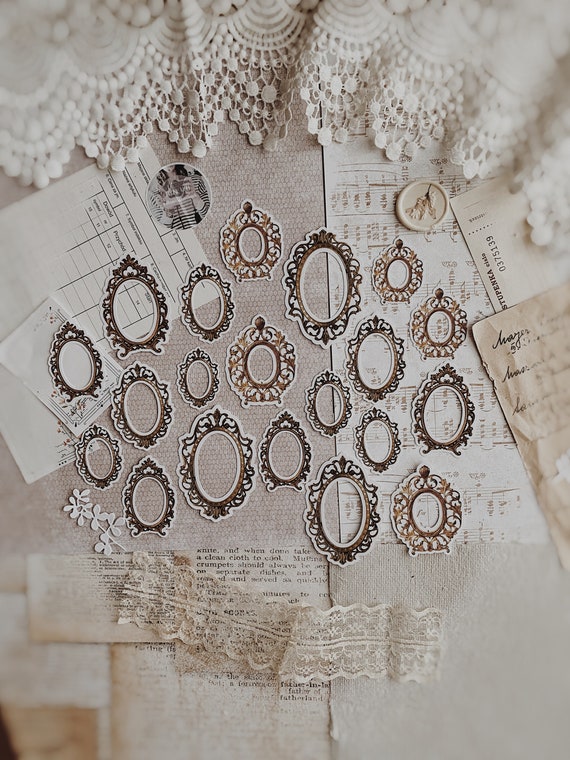 Stickers Frame Vintage Frame Picture Frame Old Frame | Etsy