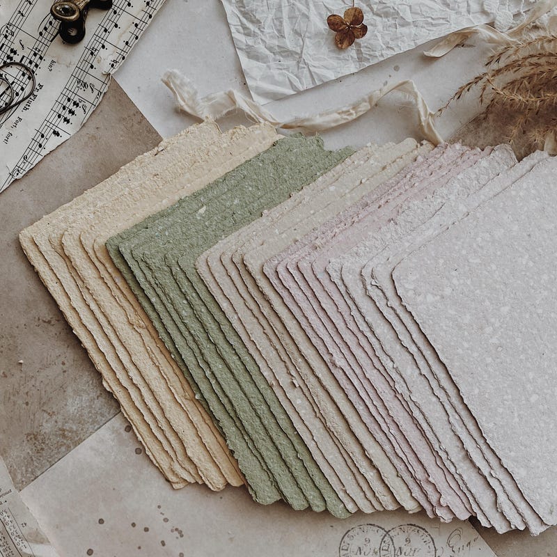 Handmade Paper Sheet - Etsy