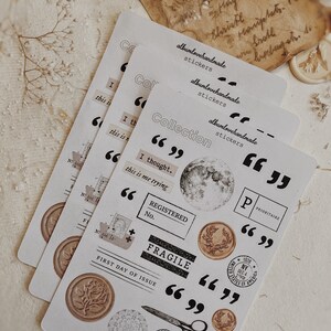 Stickers | Deco Stickers | Quotation Mark Stickers | Bujo Stickers ...