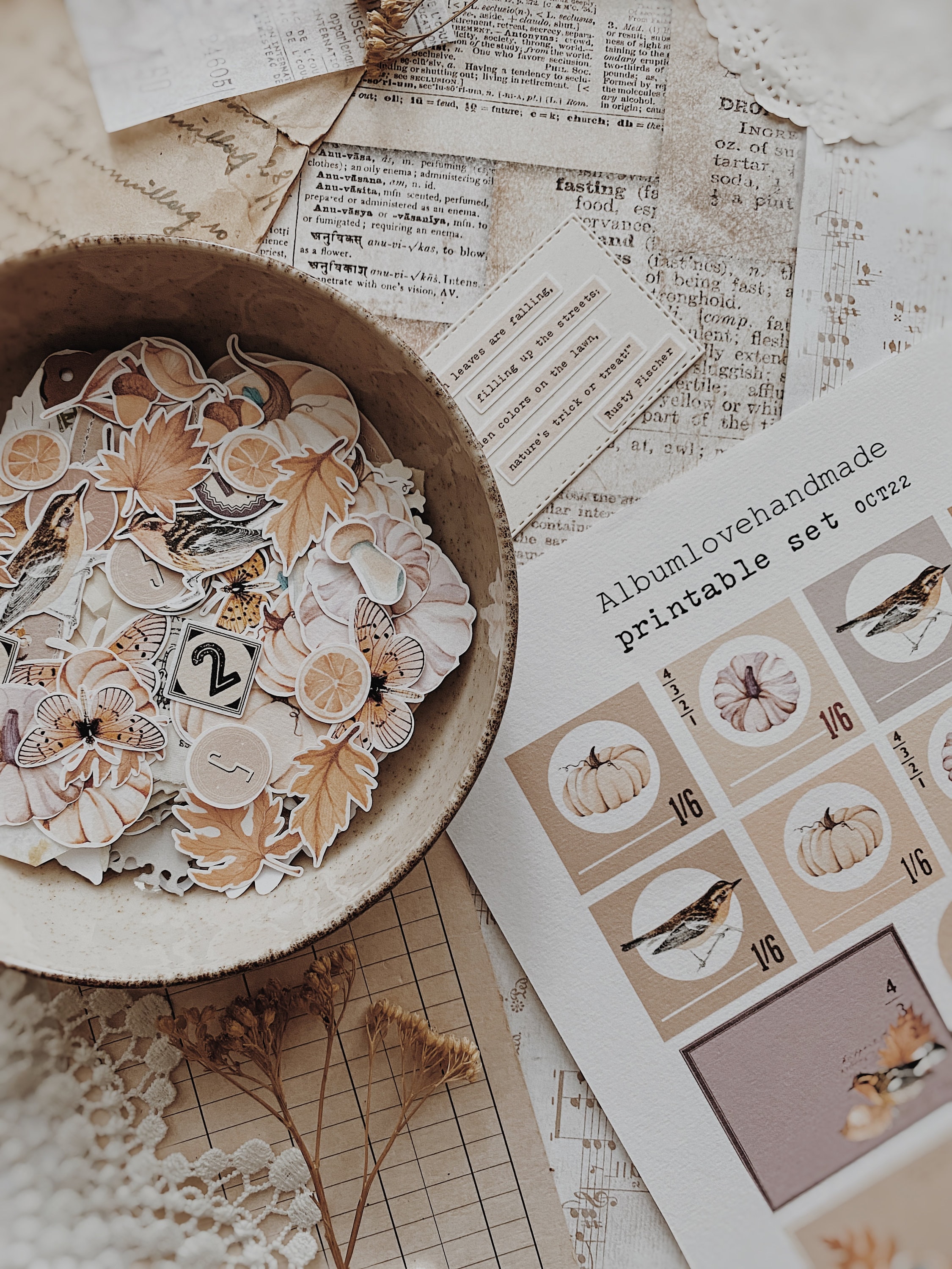 Printable A4 8.5x11 Autumn Theme Printable Pumpkin - Etsy