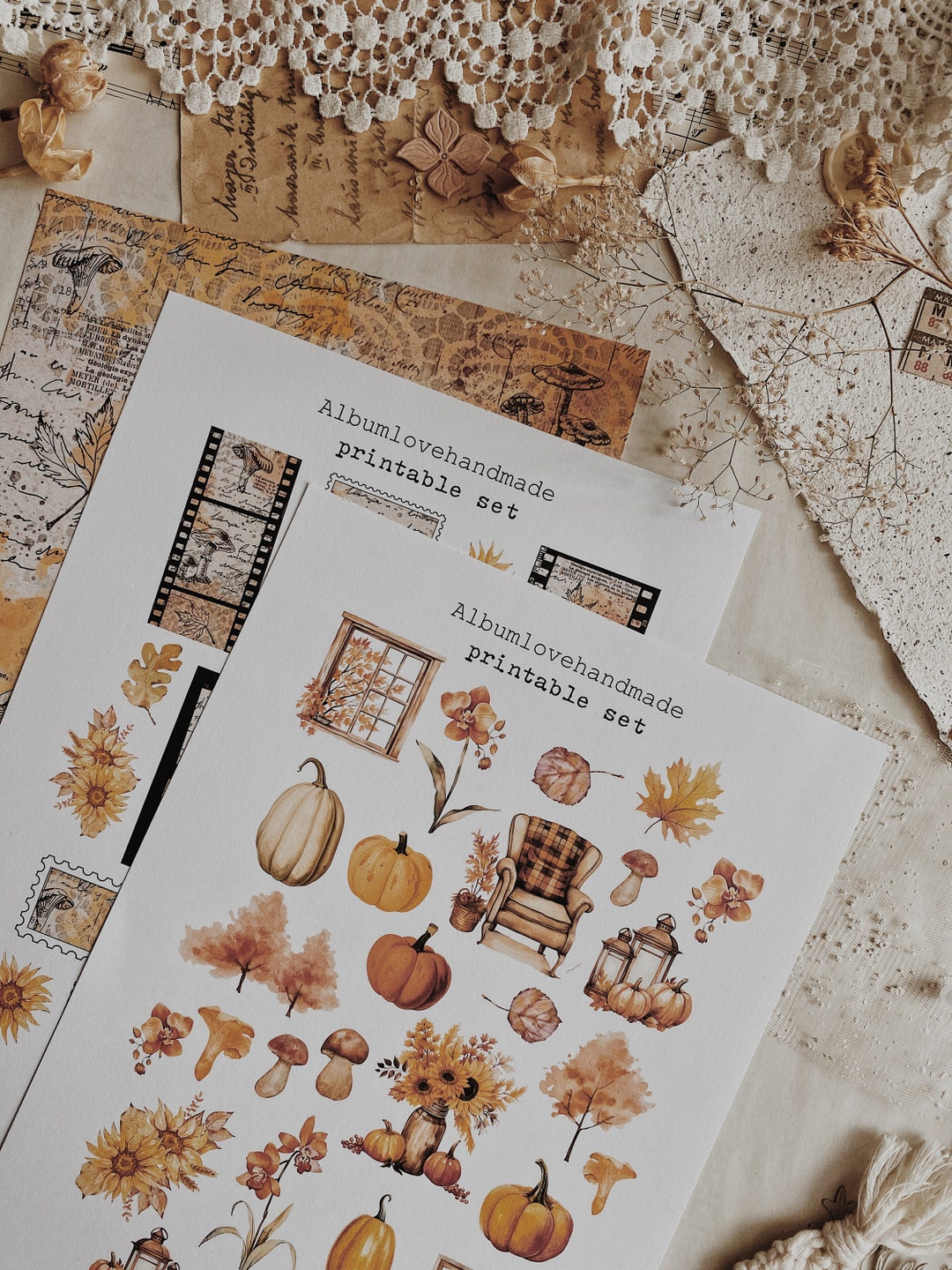 Printable | A4, 8.5x11 | Fall Theme | Autumn Theme | Digital | Autumn ...
