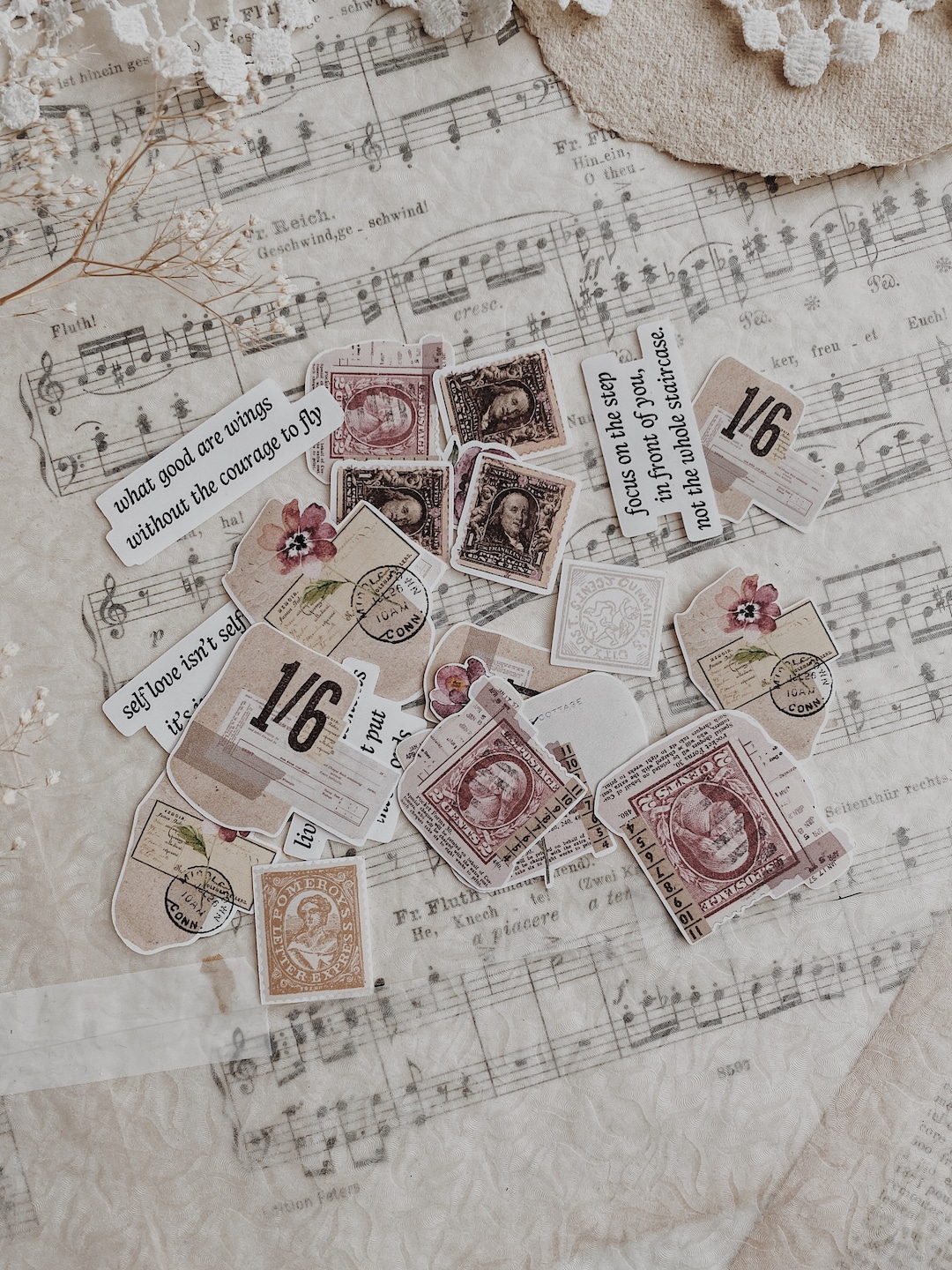 Stickers | Collage Stickers | Cut Out Stickers | Journal Stickers ...