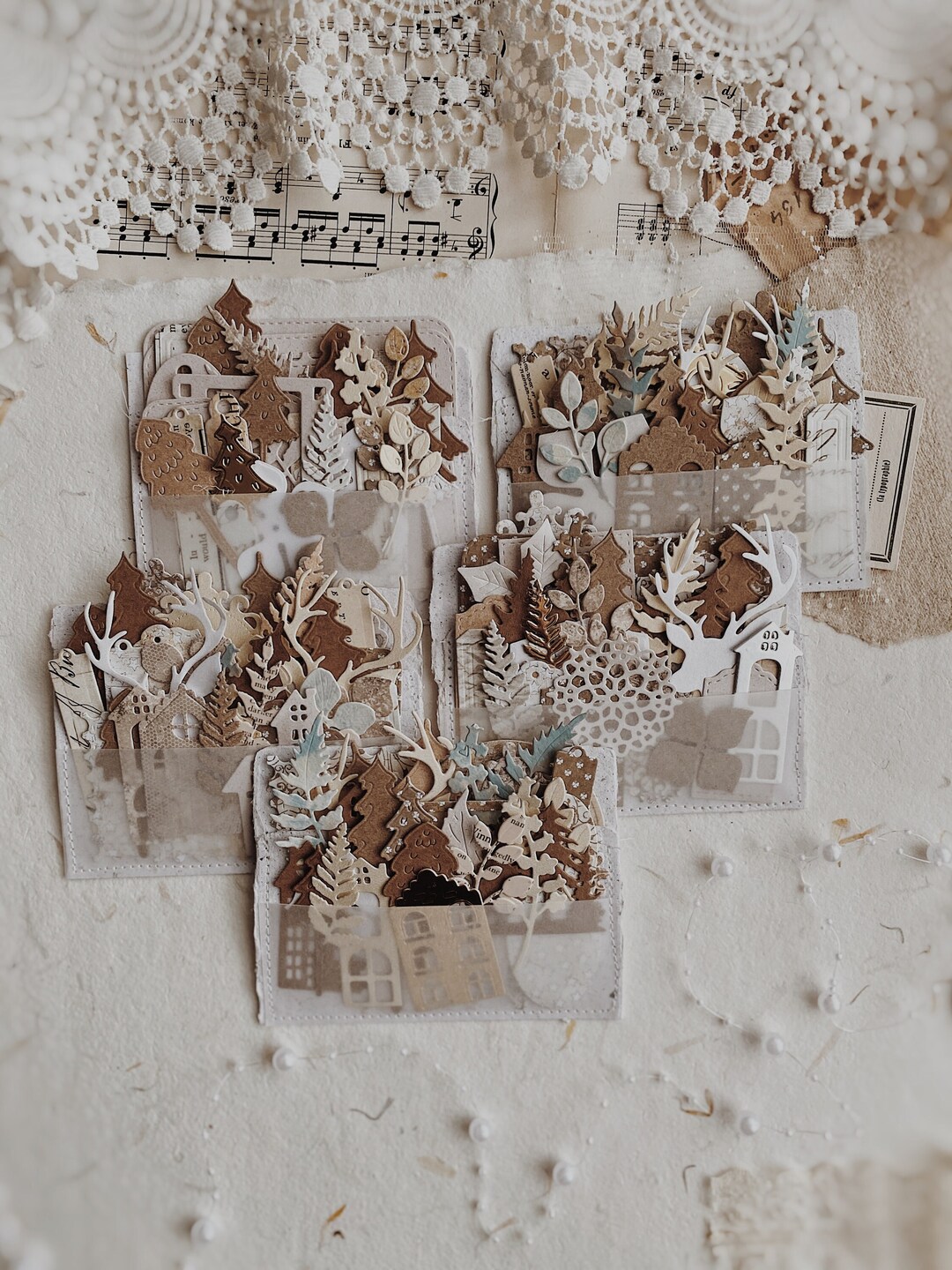 Die Cuts Die Cut Mix Die Cut Pocket Scrapbooking Cardmaking Journaling ...