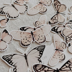 Printable | A4, 8.5x11 | Butterflies Ver.03 | Printable Stickers ...