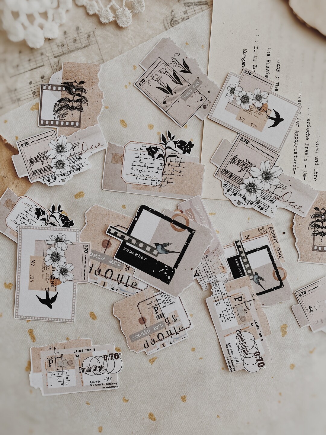 Stickers | Cut Out | Collage Stickers | Journal Stickers | Deco ...