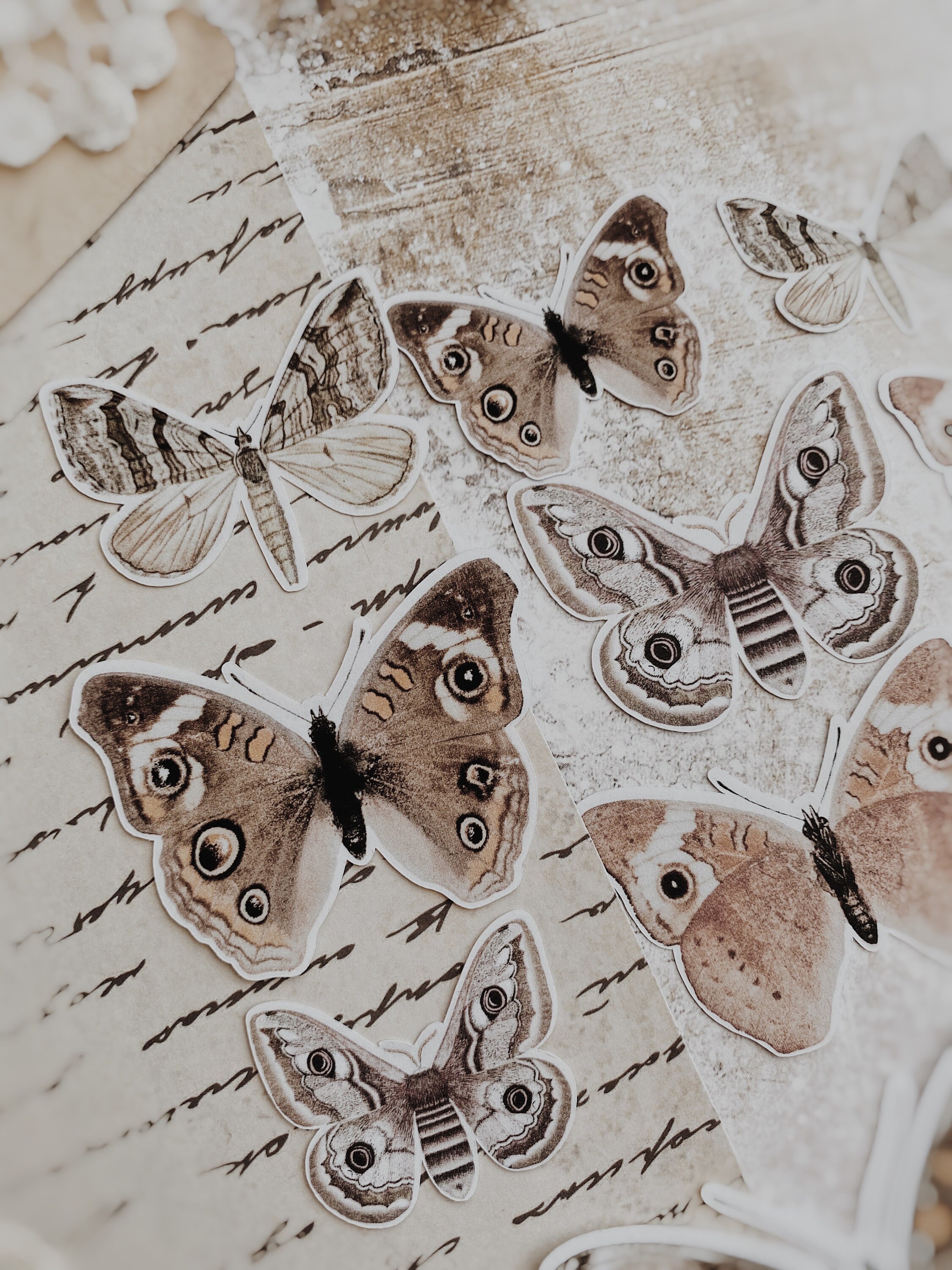 Stickers Butterflies Journaling Stickers Bujo Stickers - Etsy UK