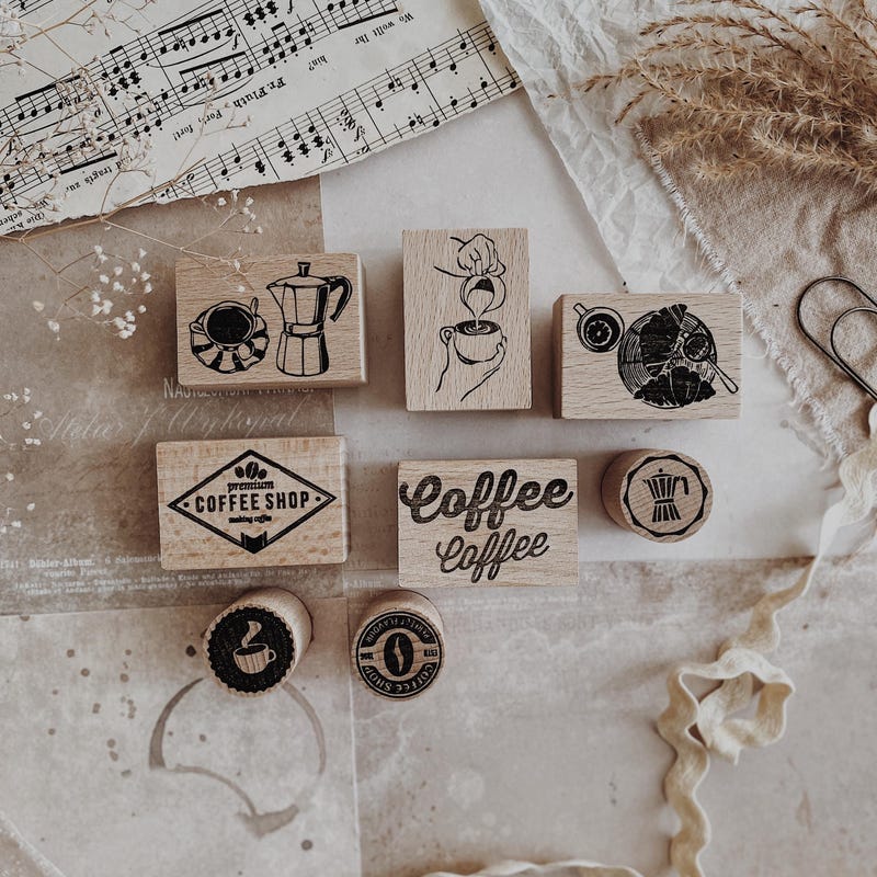 Mini Rubber Stamp - Etsy