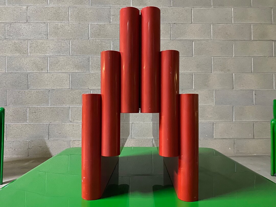 Magazine Rack Kartell Vintage Giotto Wick - Etsy