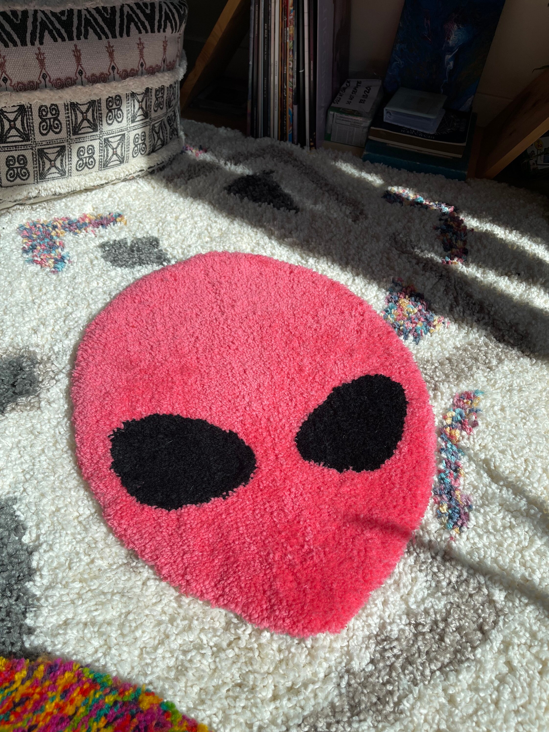 Alien Tufted Rug Carpet Decor Wall Art Space Funky Bedroom - Etsy