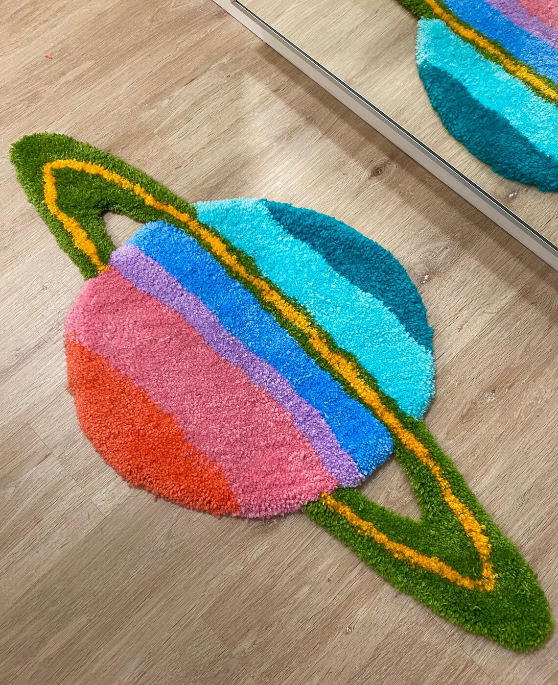 Saturn Rug Tufted Rug Space Alien Intergalactic Planet Decor | Etsy
