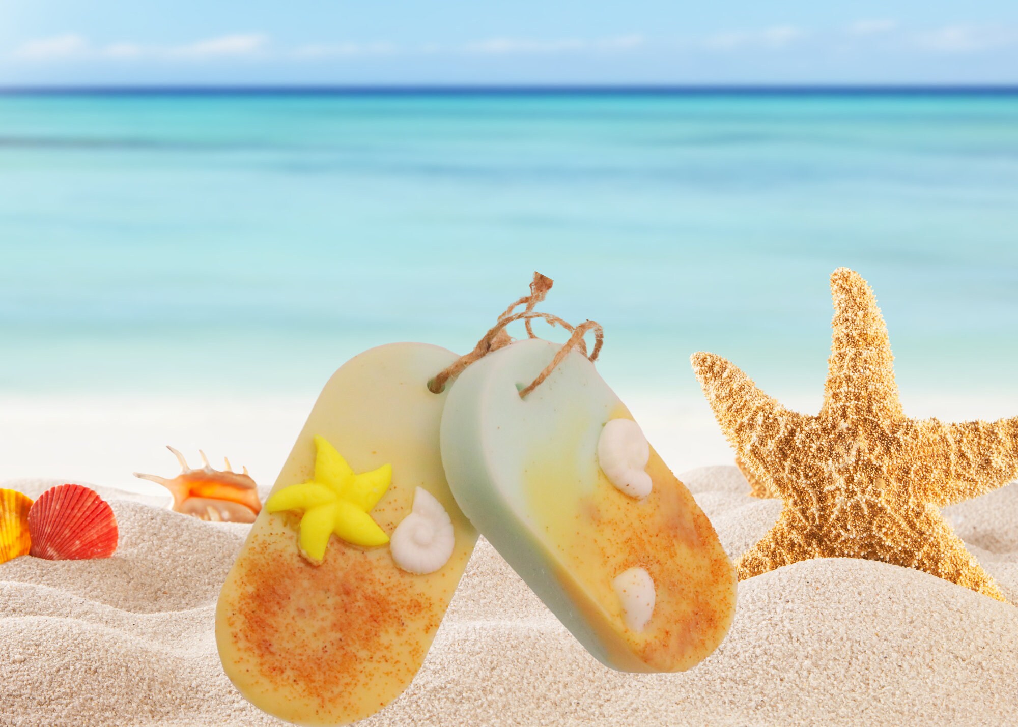 Beach Wax Sachet /wax Melts Soy Wax Tablet Wedding Favor - Etsy